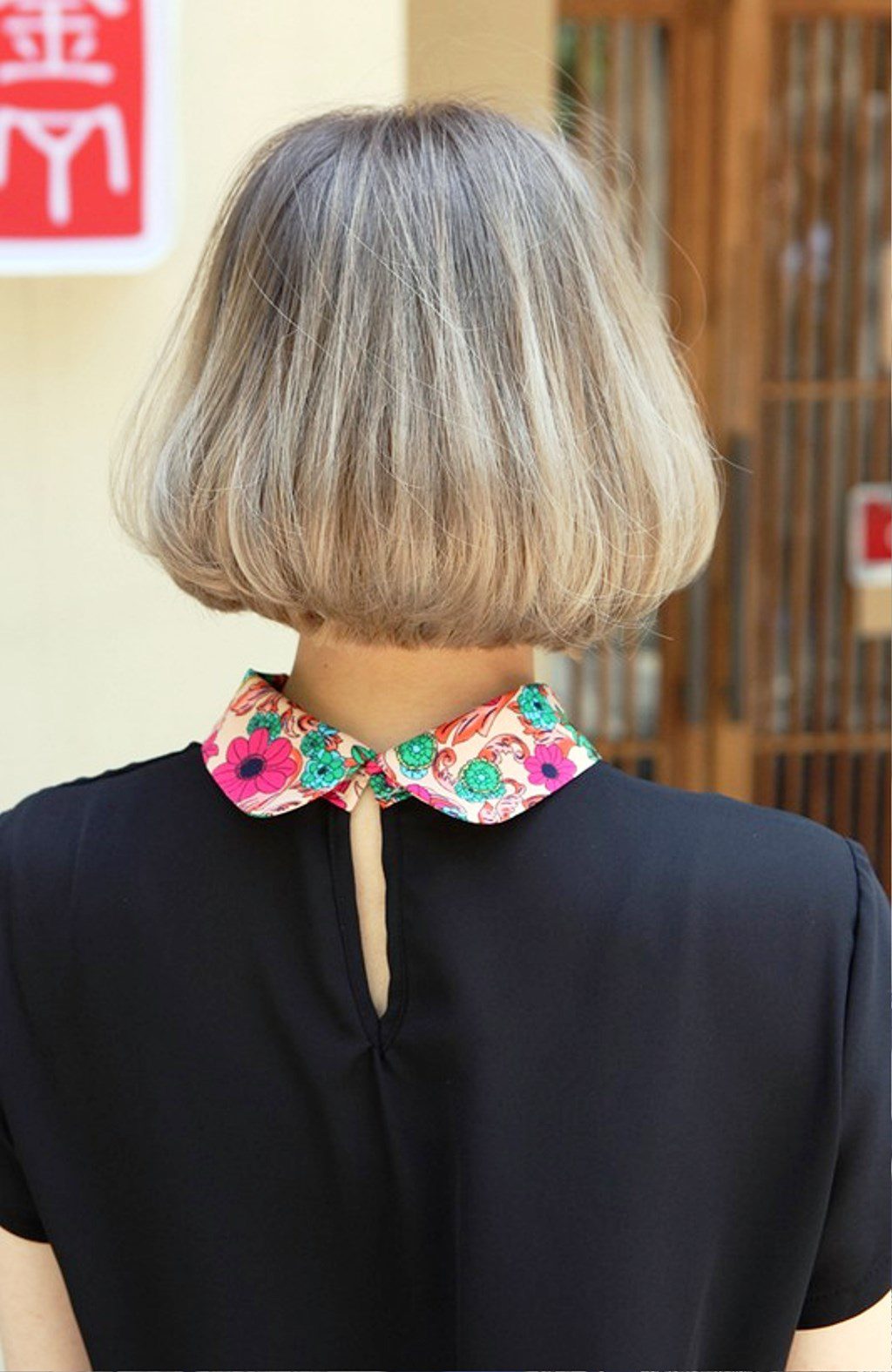 Back View Of Cute Japanese Bob Hairstyle Hairstyles Ideas - Back View ...