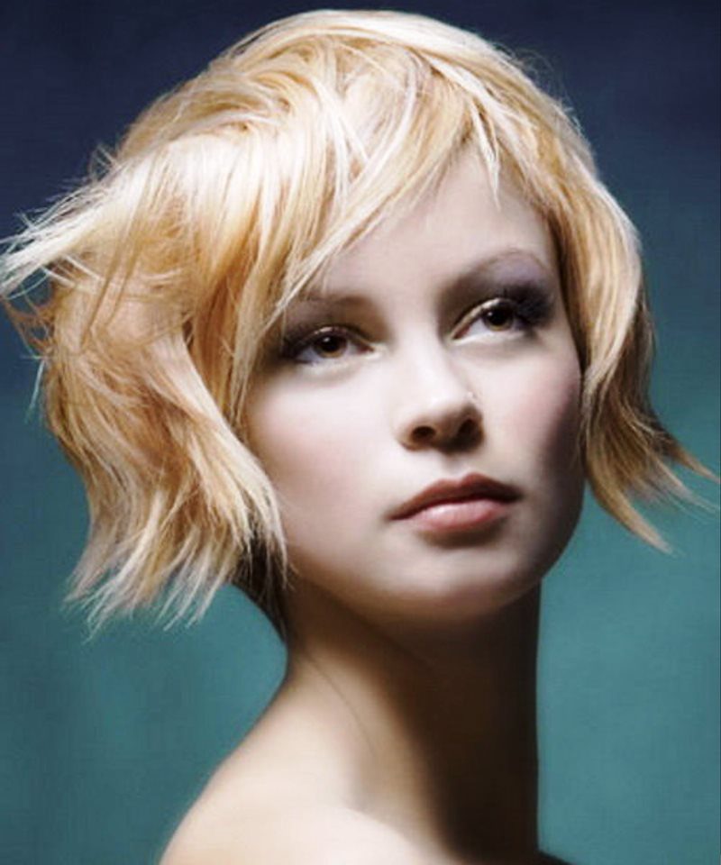 Short Blonde Hairstyles Funky