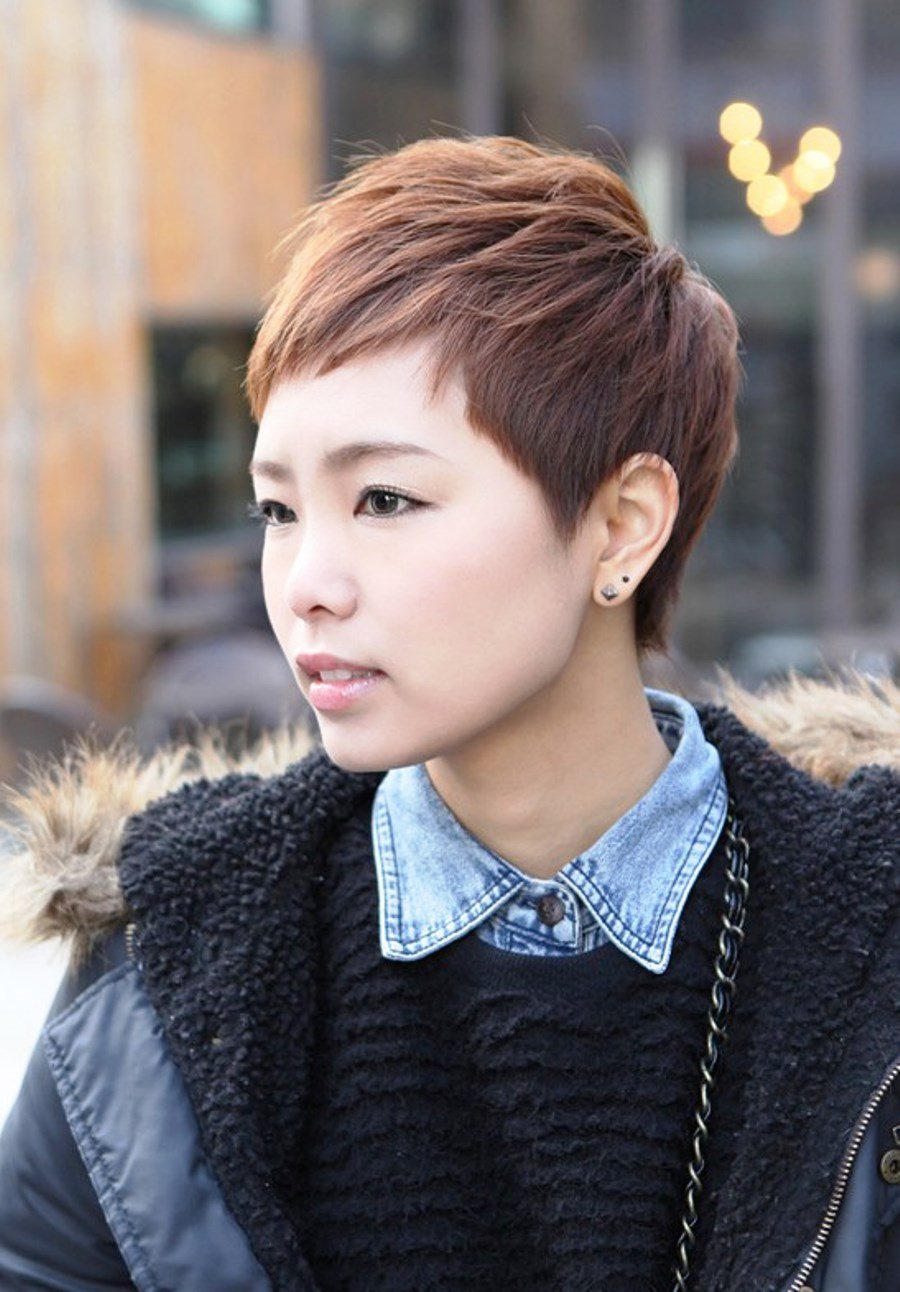 Short Layered Boyish Hairstyle