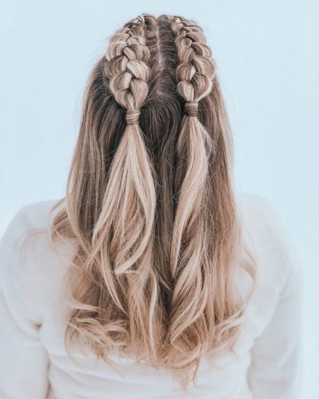 Half Braided Hairstyles