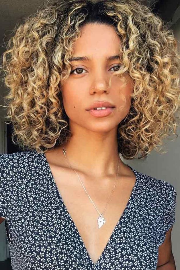 Medium Length Hair Black Curly Hairstyles and Hairstyles Ideas